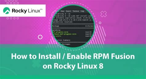 How To Install Enable RPM Fusion On Rocky Linux LinuxWays