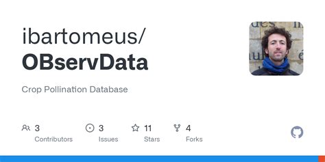 GitHub Ibartomeus OBservData Crop Pollination Database