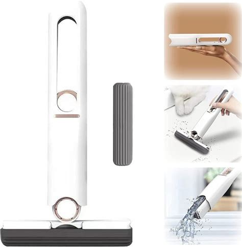 La Cute Wischmopp Waschbarer Reinigungs Mini Mopp Für Böden Hartholz Fenster Autos