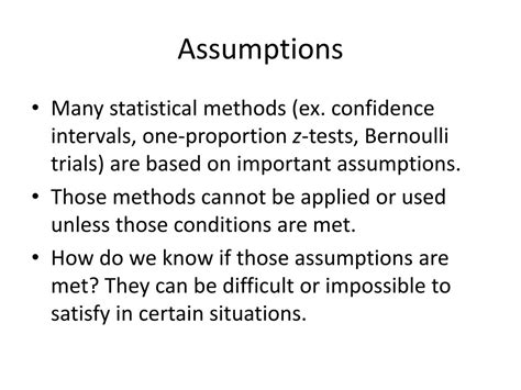 Ppt Assumptions And Conditions Powerpoint Presentation Free Download Id 2637637