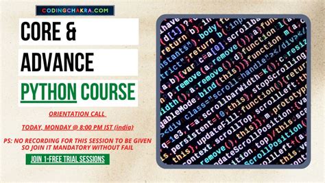 Sagar Dhawan On Linkedin Python Developer Core Advance