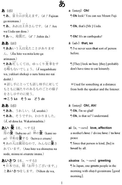 Nihongo Dictionary