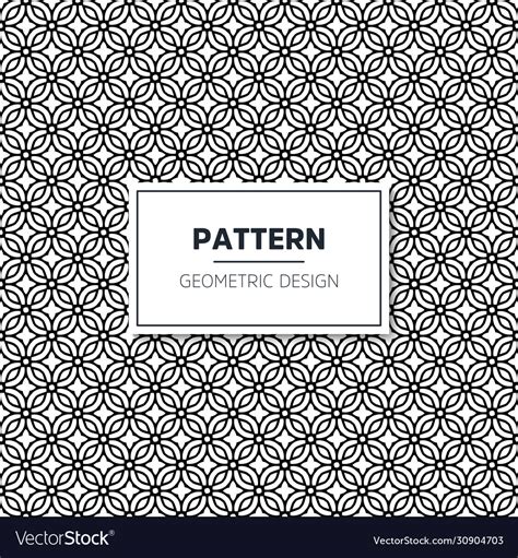 Seamless Geometric Pattern In Op Art Design Vector Image