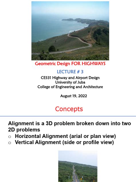 Highway Geometric Design Updated Pdf