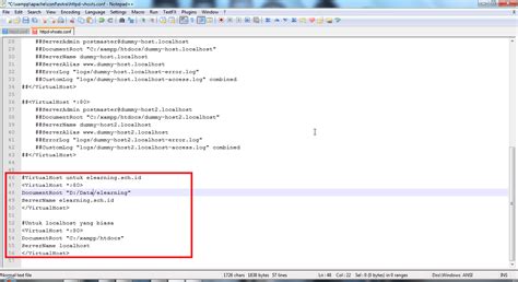 Membuat Virtual Host Xampp Push Your Limits