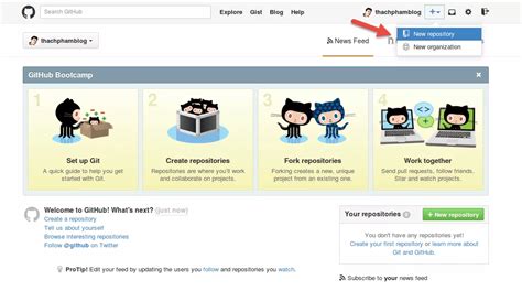 Cách tạo repository trong Git và Github