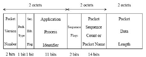 Structure Of The Space Packet Primary Header Download Scientific Diagram