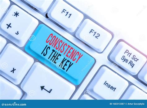 Handwriting Text Writing Consistency Is The Key Concept Meaning Full