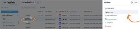 Viewing And Downloading Submitted Forms Fastfield Mobile Forms Help Center