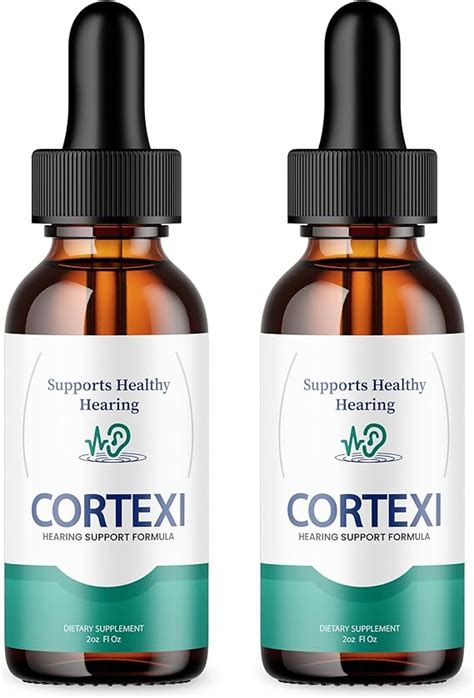 2 Pack Cortexi Ear Drops Official Formula Cortexi
