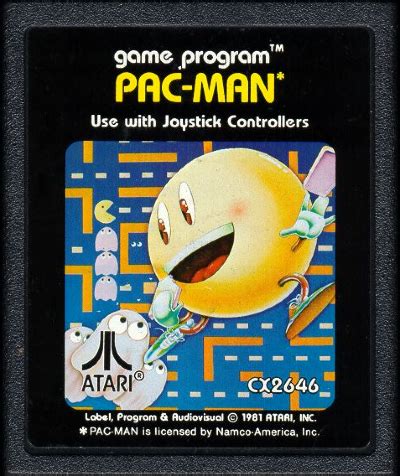 Atari 2600 Vcs Pac Man Scans Dump Download Screenshots Ads