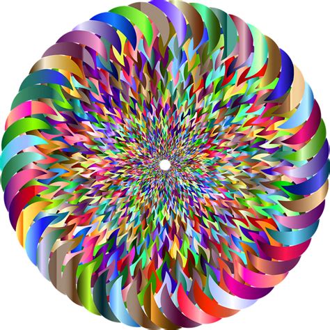 Vortex Geometric Art Psychedelic Free Vector Graphic On Pixabay