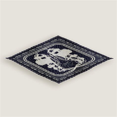 Bandana 55 Plissé Brides De Gala Bleu Hermès Canada