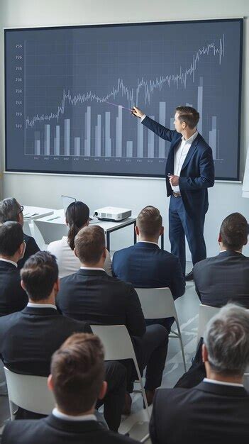 Consultant Showing Data Analysis Concept On Screen For Business