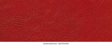 Red Leather Texture Background
