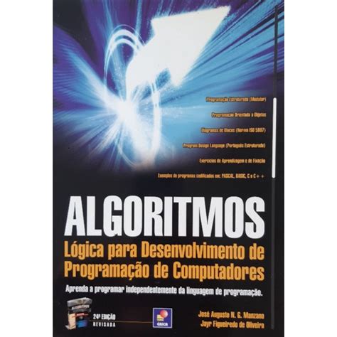 ALGORITMOS LOGICA P DESENV DE PROGRAMACAO Livro Shopee Brasil