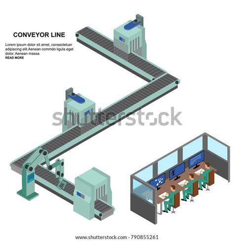 Automated Factory Assembly Line Robotic Arm Stock Vector Royalty Free 790855261 Shutterstock