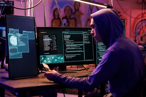 Premium Photo Asian Hacker Holding Ssd With Virus