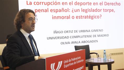 Crónica De La Jornada Derecho Penal Y Deporte Castellarnau Penalistas