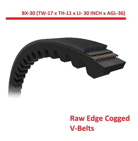 Bx 30 Raw Edge Cogged V Belts For Compressor At Best Price In Dombivli