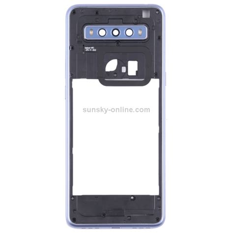 Original Middle Frame Bezel Plate For Tcl 10 Se T766h Eea Silver