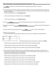 Module 7 Worksheet COMPLETE Docx Module 7 Worksheet BIOL 117 01 Life Current Topics Lab Each