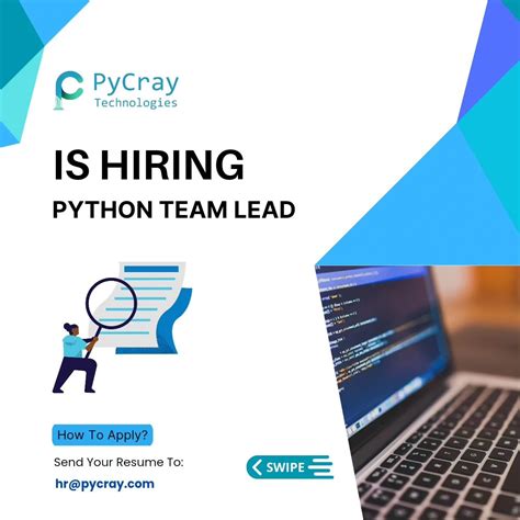 Pycray On Linkedin Hiring Hire Job Python Pythonprogramming Hiringalert
