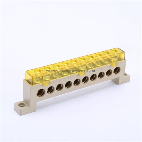 Nylon Pc Brass Material Copper Bus Bar Terminal Block Arnoldcable