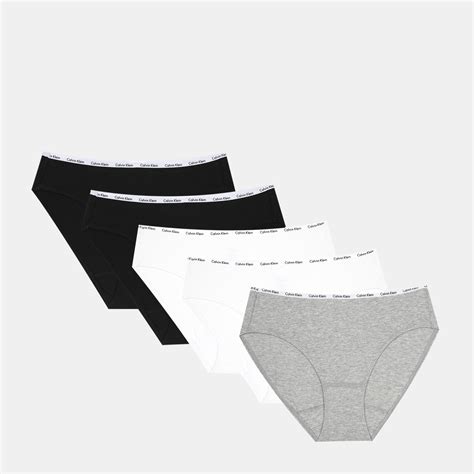 캘빈클라인 여자 코튼 비키니 팬티 화이트블랙그레이 Qp1094m 900 에이블리