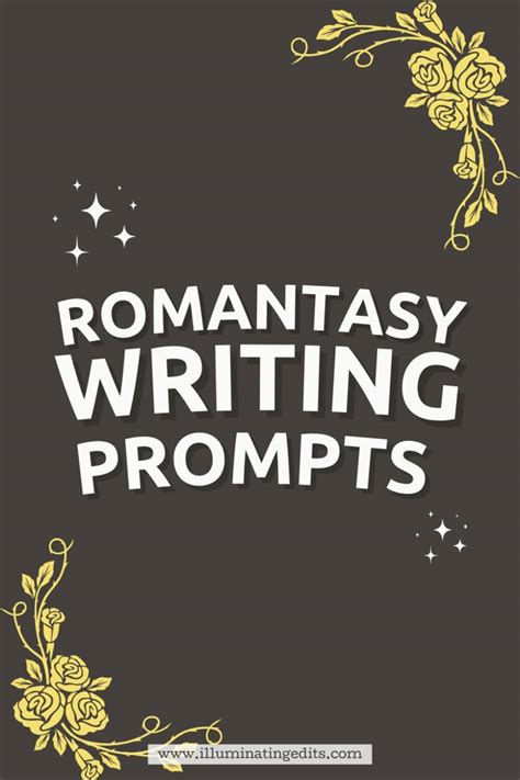 Romantasy Writing Prompts Blog Post Pin Writing Prompts Fantasy