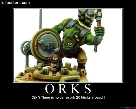 Ork Motivational Pictures ~ The Orky Fort Your Hq For Warhammer 40k Orks