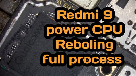 Redmi Power CPU Reboling Full Process YouTube