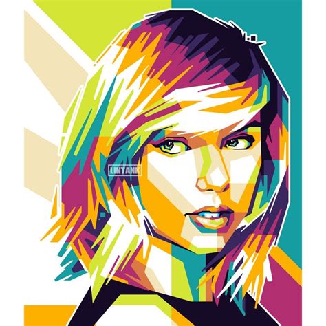Taylor Swift In Wpap Style On Artstation At