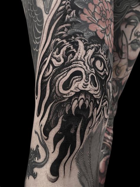 Demon Forearm Tattoo