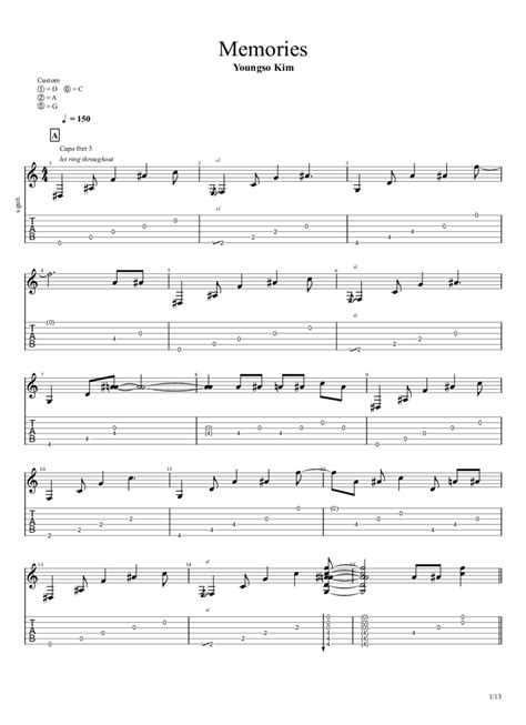 Memories Bass Guitar Chords At Beth Heard Blog