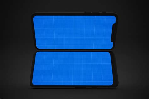 深色iphone Ios And Android 组合手机样机下载[psd] 云瑞设计