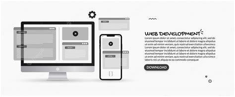 Premium Vector Illustrations Of Programming And Web Development Ux