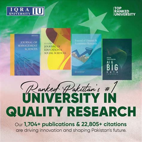 Iqrauniversity Researchexcellence Nationbuilding Pakistanzindabad
