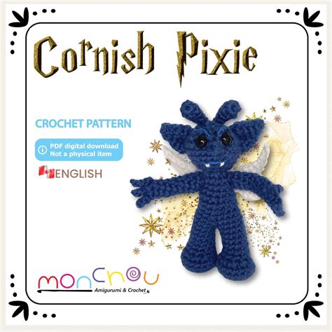 Cornish Pixie Crochet Doll Pattern Etsy