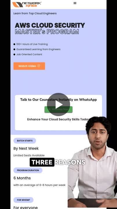 Cloudsecurity Aws Cybersecurity Cloudcomputing Techcareers Network Kings