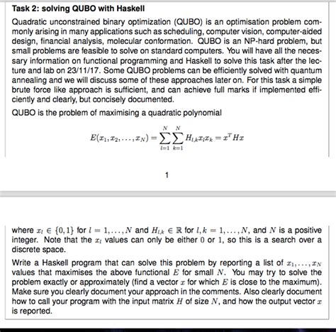 Haskell Quadratic Unconstrained Binary Optimization Rhaskell