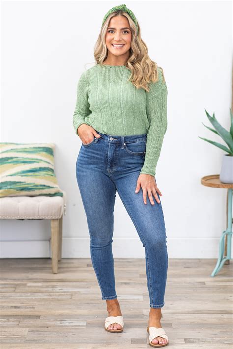 Judy Blue Tummy Control Classic Skinny Jeans · Filly Flair