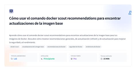 Cómo Usar El Comando Docker Scout Recommendations Para Encontrar Actualizaciones De La Imagen