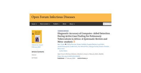 Diagnostic Accuracy Of Computer Aided Detection During Active Case Finding For Pulmonary