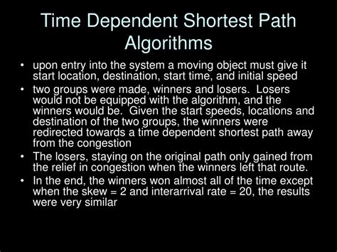 ppt applications of gps to shortest path algorithms and automatic vehicle location systems