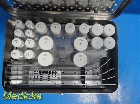 Used Nucletron 084350 Brachytherapy Applicator Set W Case Heads And Applicators For Sale