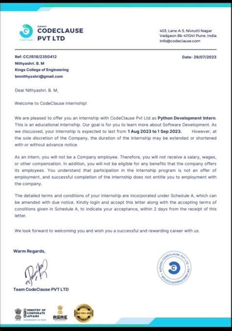 Nithyashri Murali On Linkedin Codeclauseinternship Codeclause