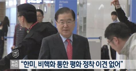 한미 비핵화 통한 평화 정착 이견 없어