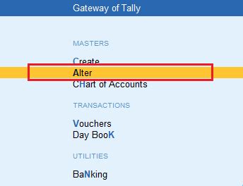 Create Ledger In Tally Prime