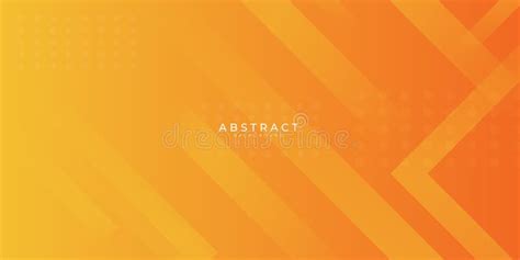 Abstract Orange Gradient Geometric Shape Background With Dynamic Geometric Shapes Modern